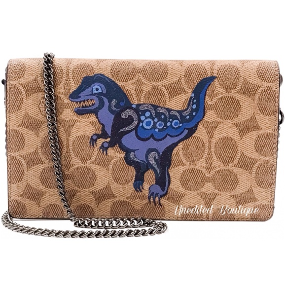 Coach | Bags | Coach Rexy Signature Canvas Crossbody Handbag | Poshmark